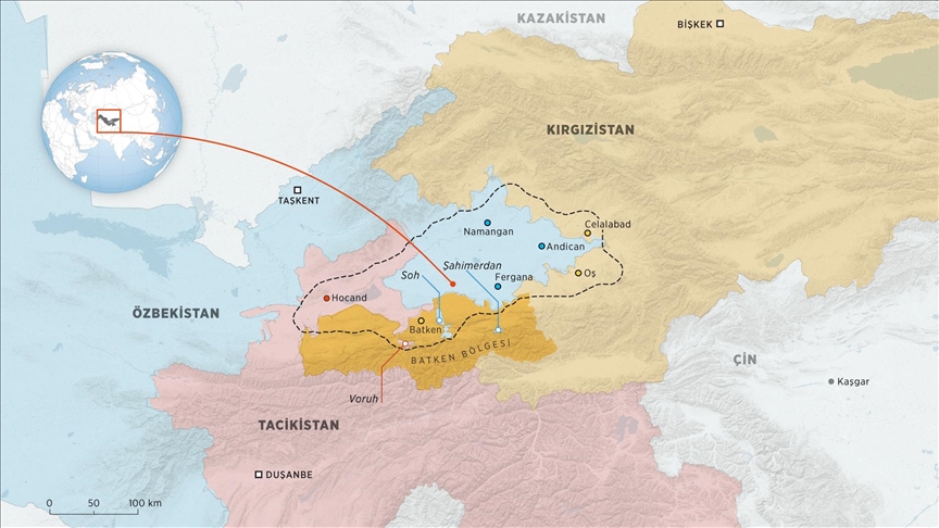 Kırgızistan ve Tacikistan sınırında çözüme doğru Kırgızistan ve Tacikistan sınırında çözüme doğru