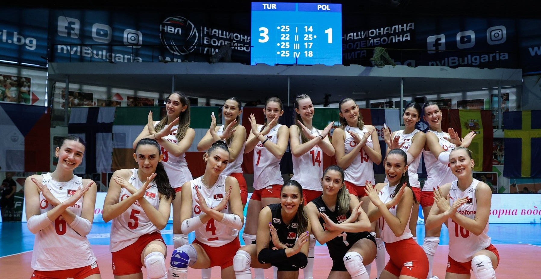 U20 Kadın Milli Voleybol Takımı, Avrupa Şampiyonası'nda finalde